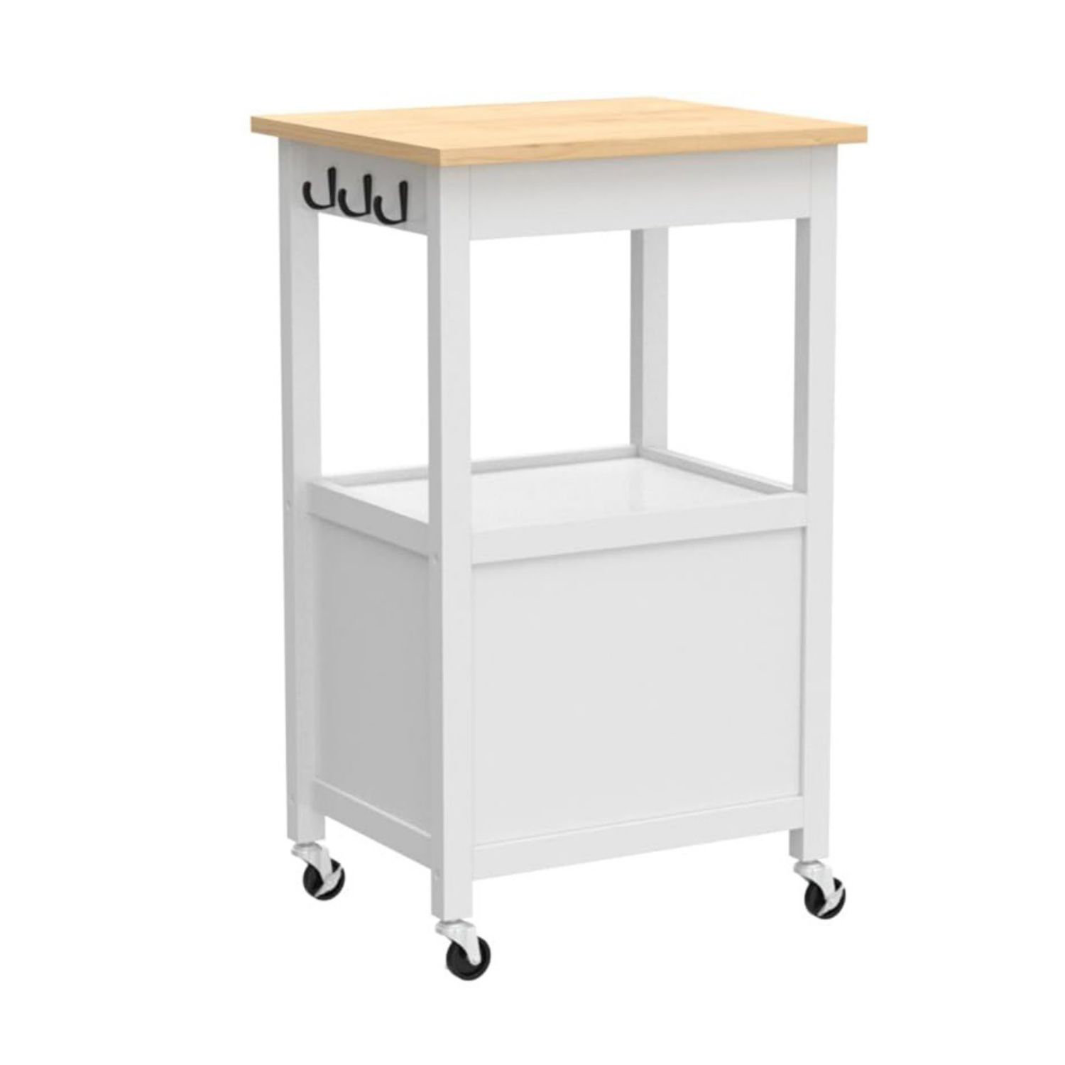 Ameriwood Kitchen Cart with Drawer on Swivel Wheels - Wayfair Canada