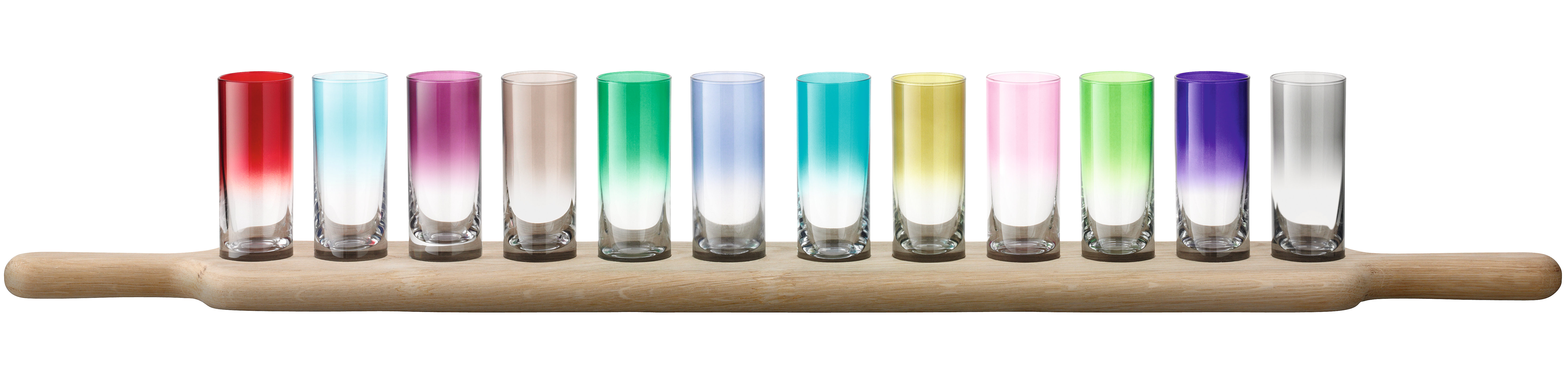 LSA International Paddle 2.3669oz. Handmade Shot Glass / Shooter Set ...