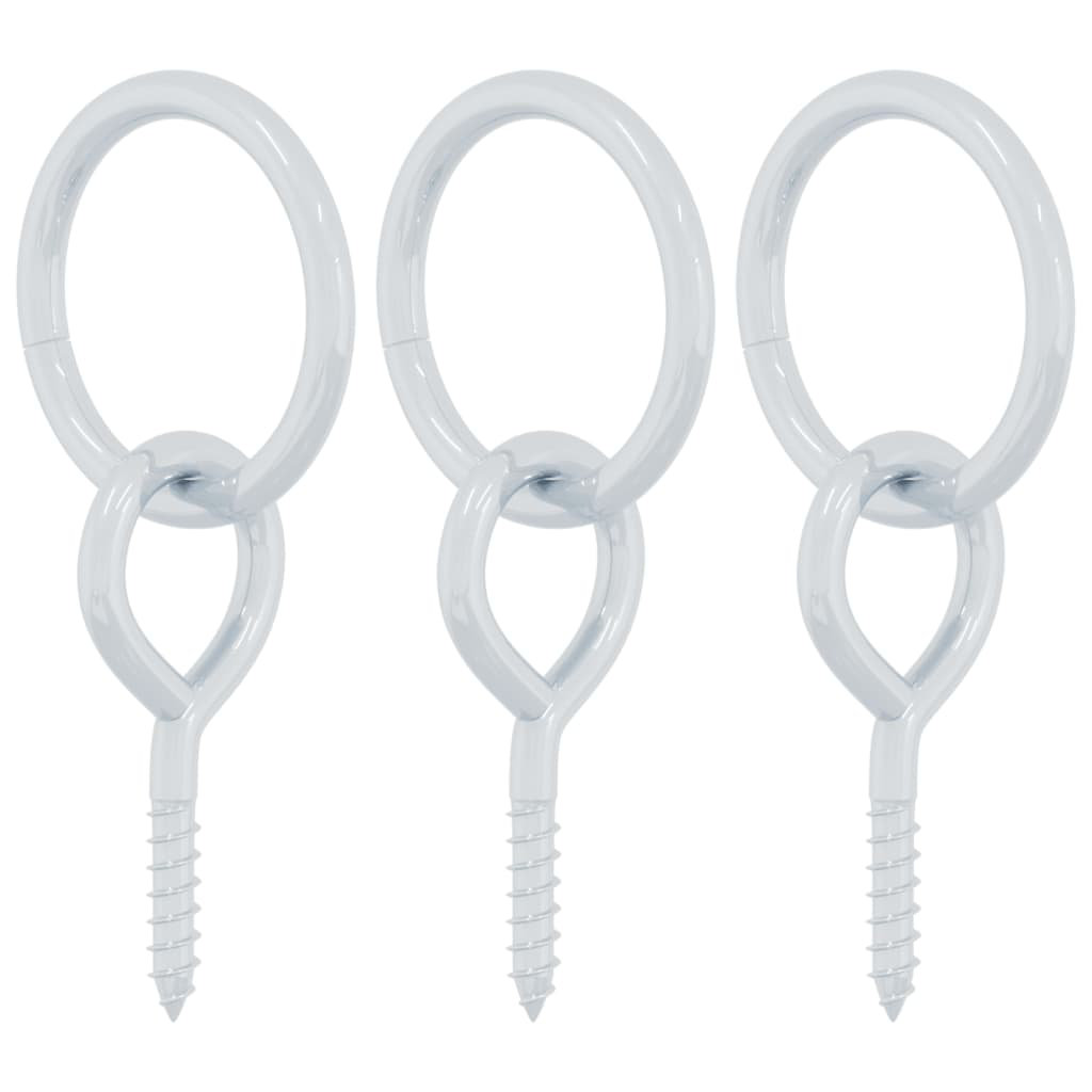 Vidaxl Hitching Ring Silver Steel Standard Durable Hitching Ring | Wayfair