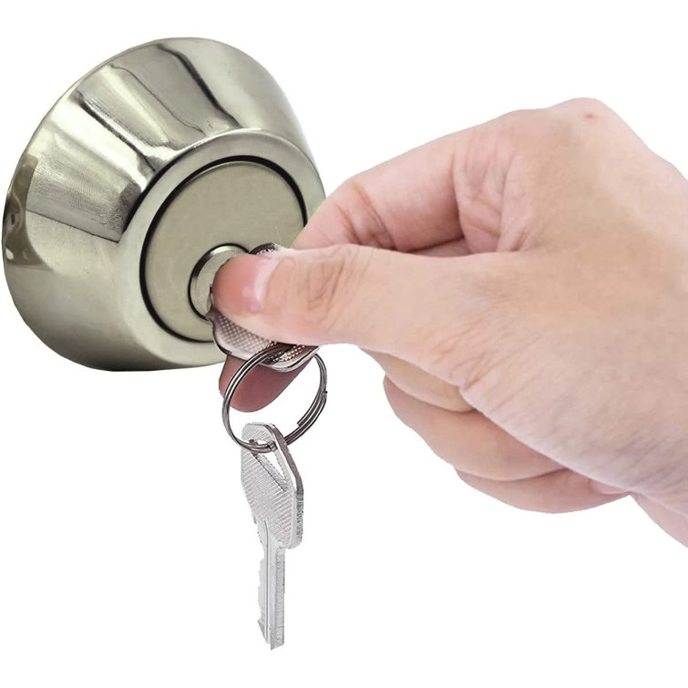 J&V Textiles Single Cylinder Deadbolt - Wayfair Canada