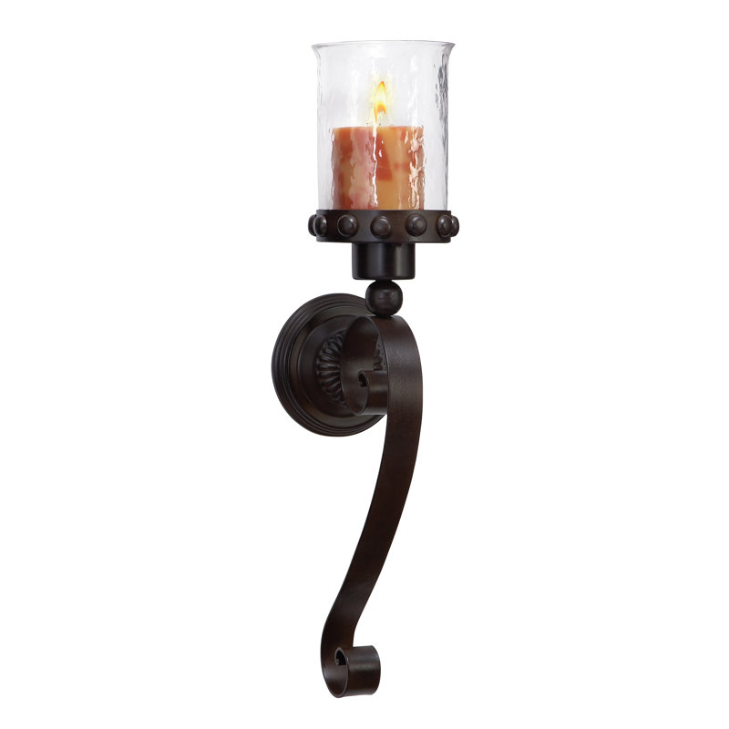 Charlton Home® 20'' H Iron Wall Wall Sconce & Reviews | Wayfair