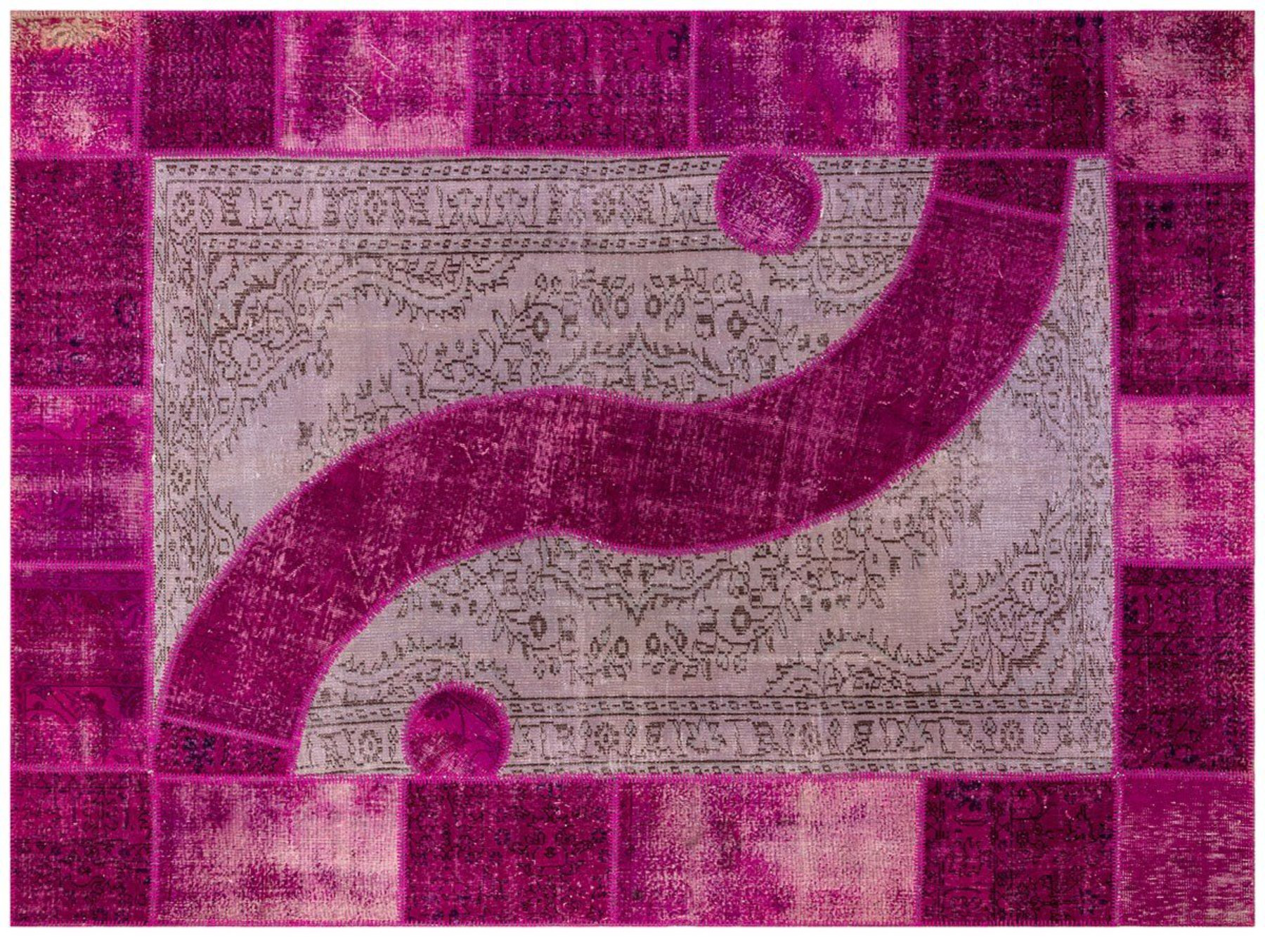 Isabelline Modern Kabishayan Handmade Pink Fuschia Area Rug | Wayfair