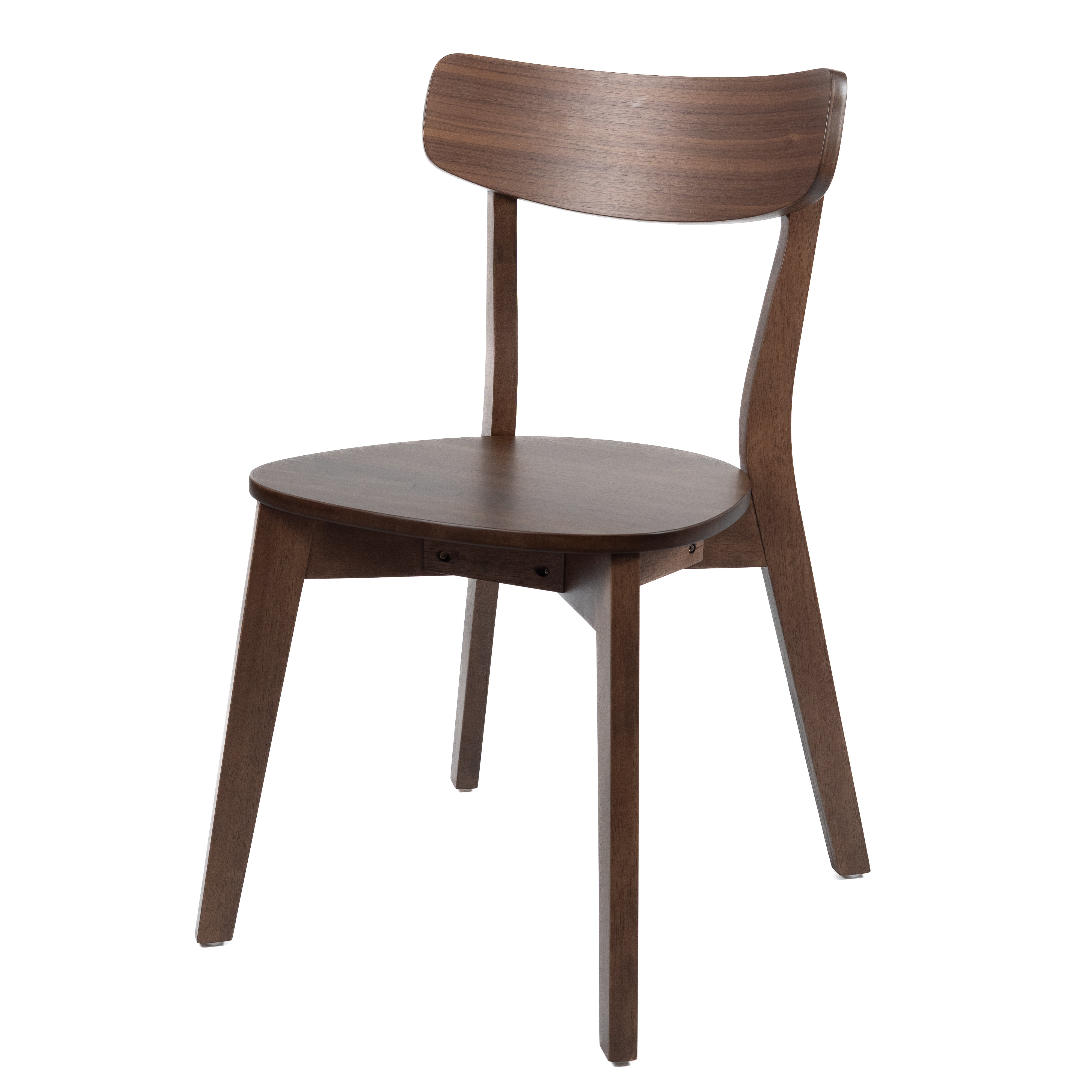 Lark Manor™ Frias Wood Dining Chair In Walnut & Reviews | Wayfair