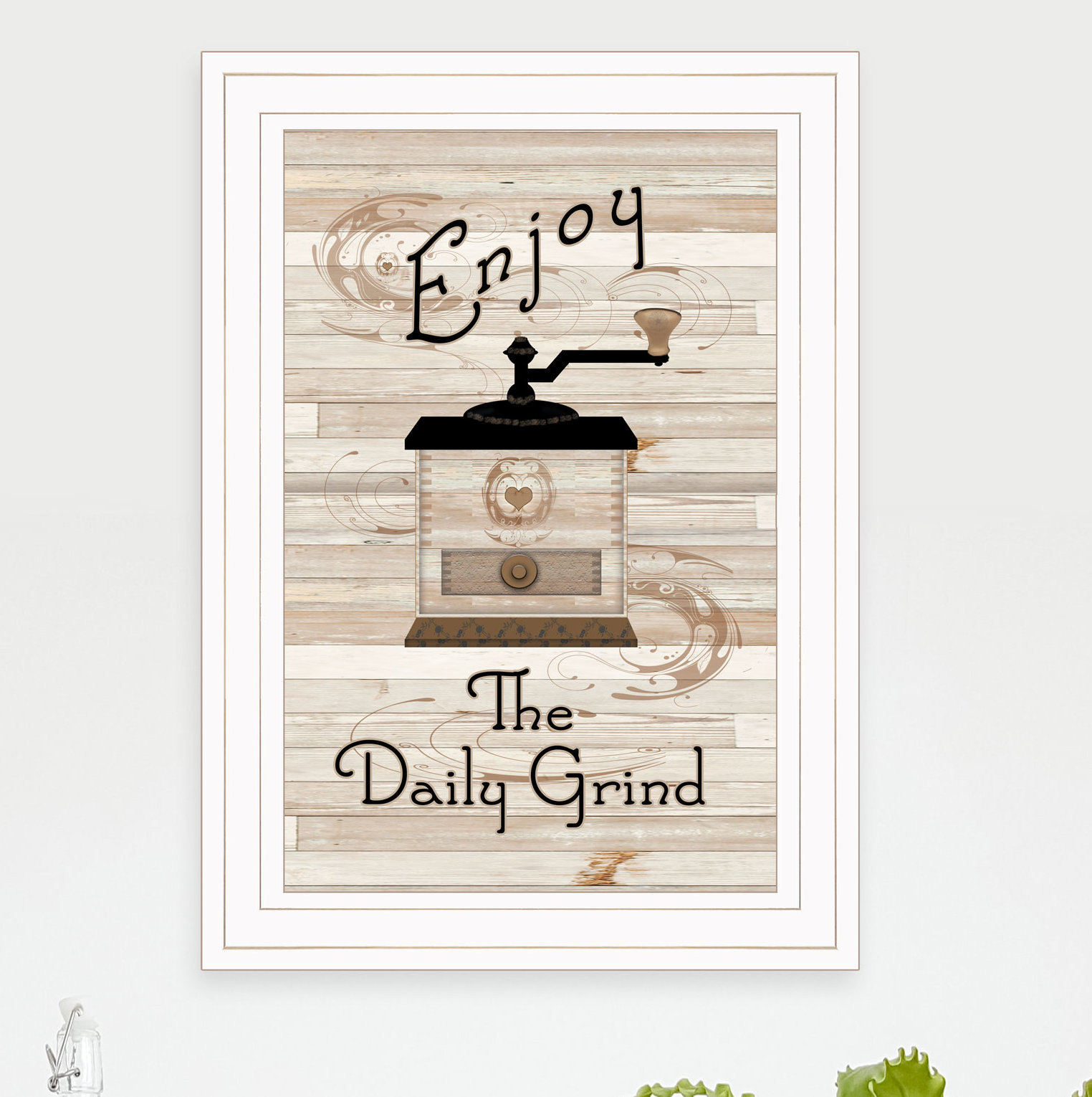 Winston Porter Enjoy the Daily Grind Framed Wall Art for Living Room ...