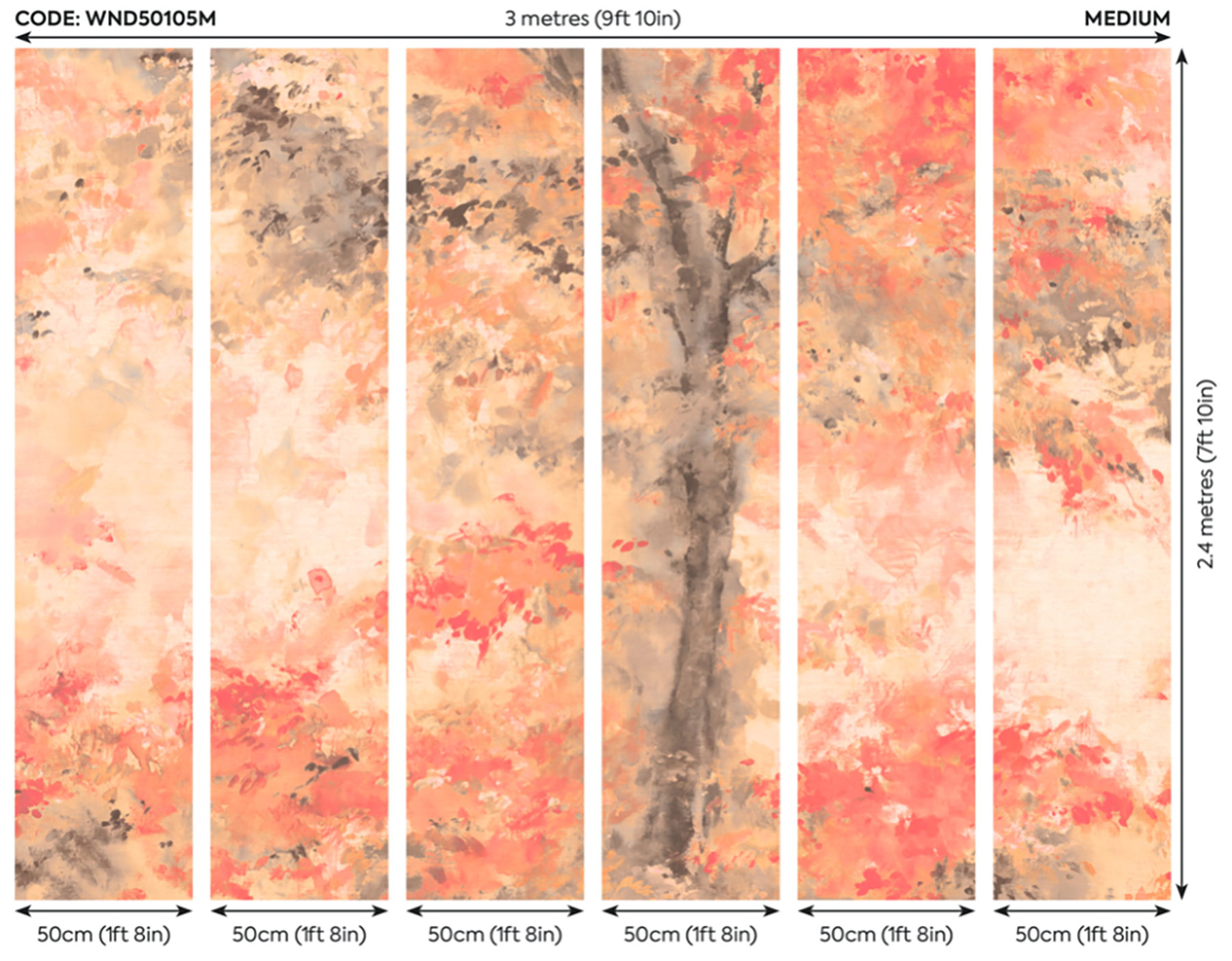 Lark Manor™ Ariello Trees Wall Mural & Reviews | Wayfair