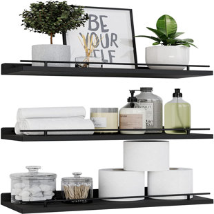 Black Metal Wall & Display Shelves You'll Love | Wayfair
