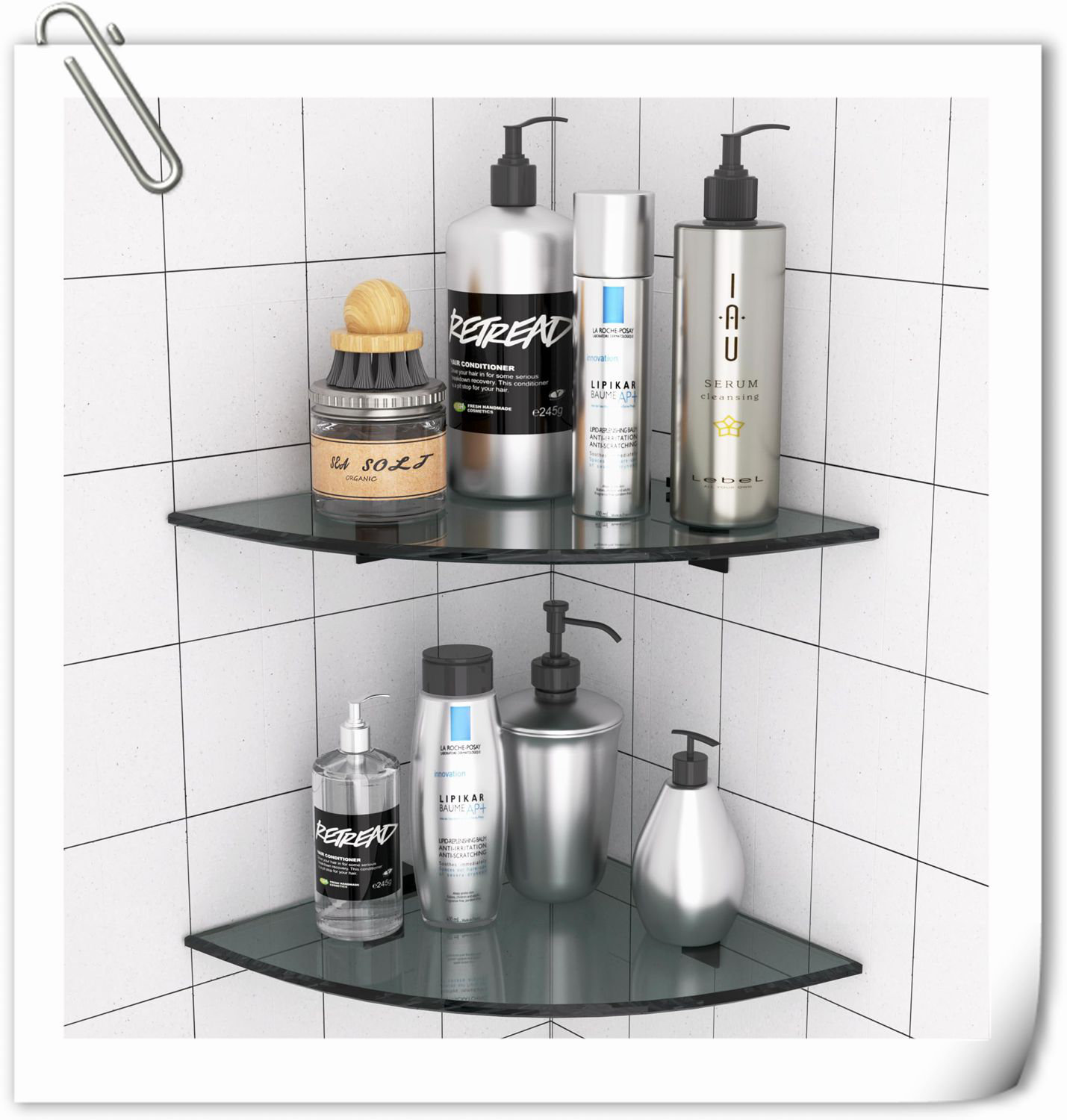 Ivy Bronx Diannah Wall Shower Shelf | Wayfair