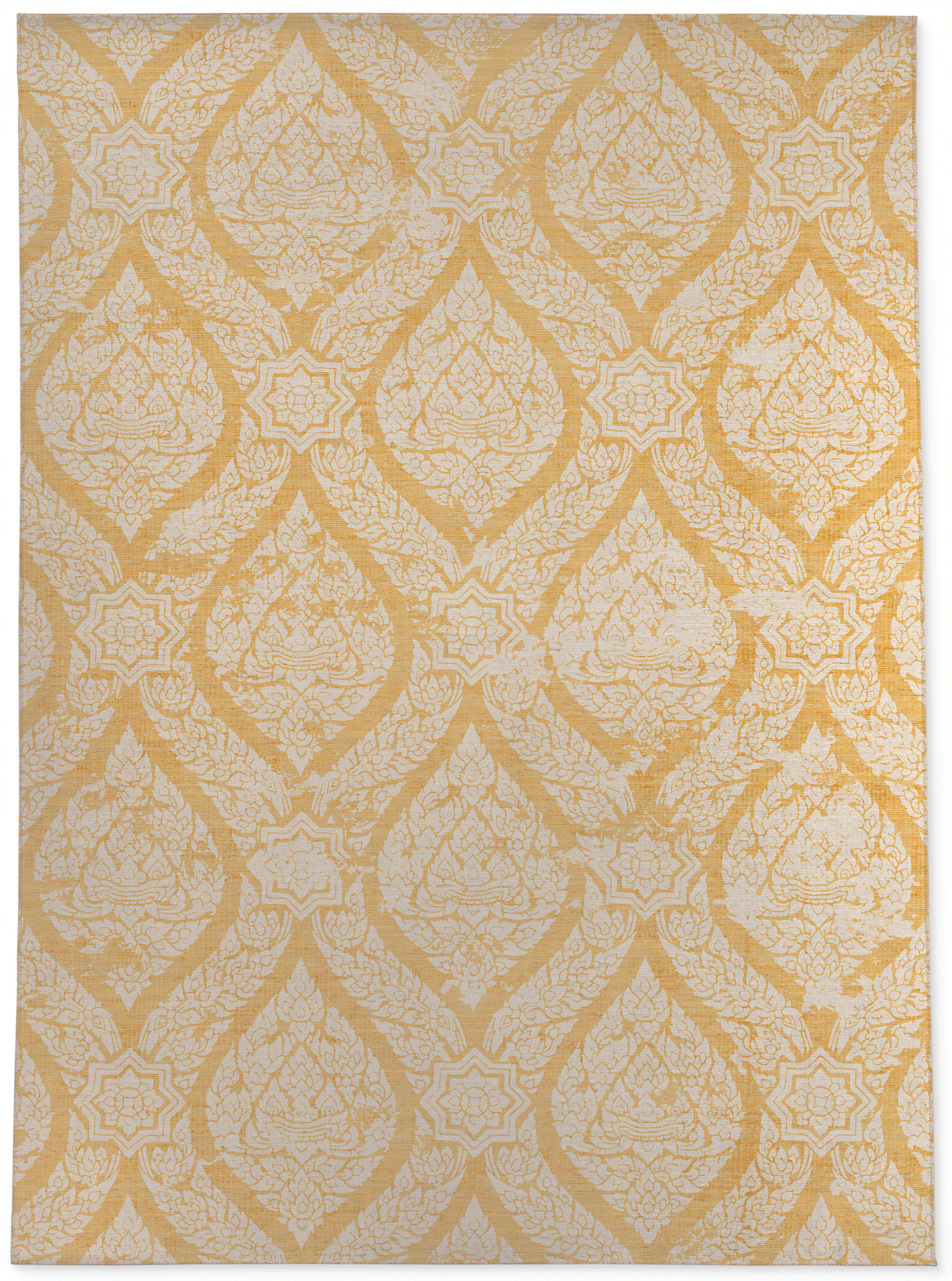 Red Barrel Studio Nasiere Geometric Mustard Yellow Area Rug - Wayfair ...