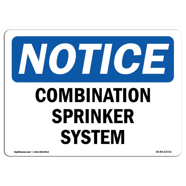 SignMission Combination Sprinkler System Sign | Wayfair