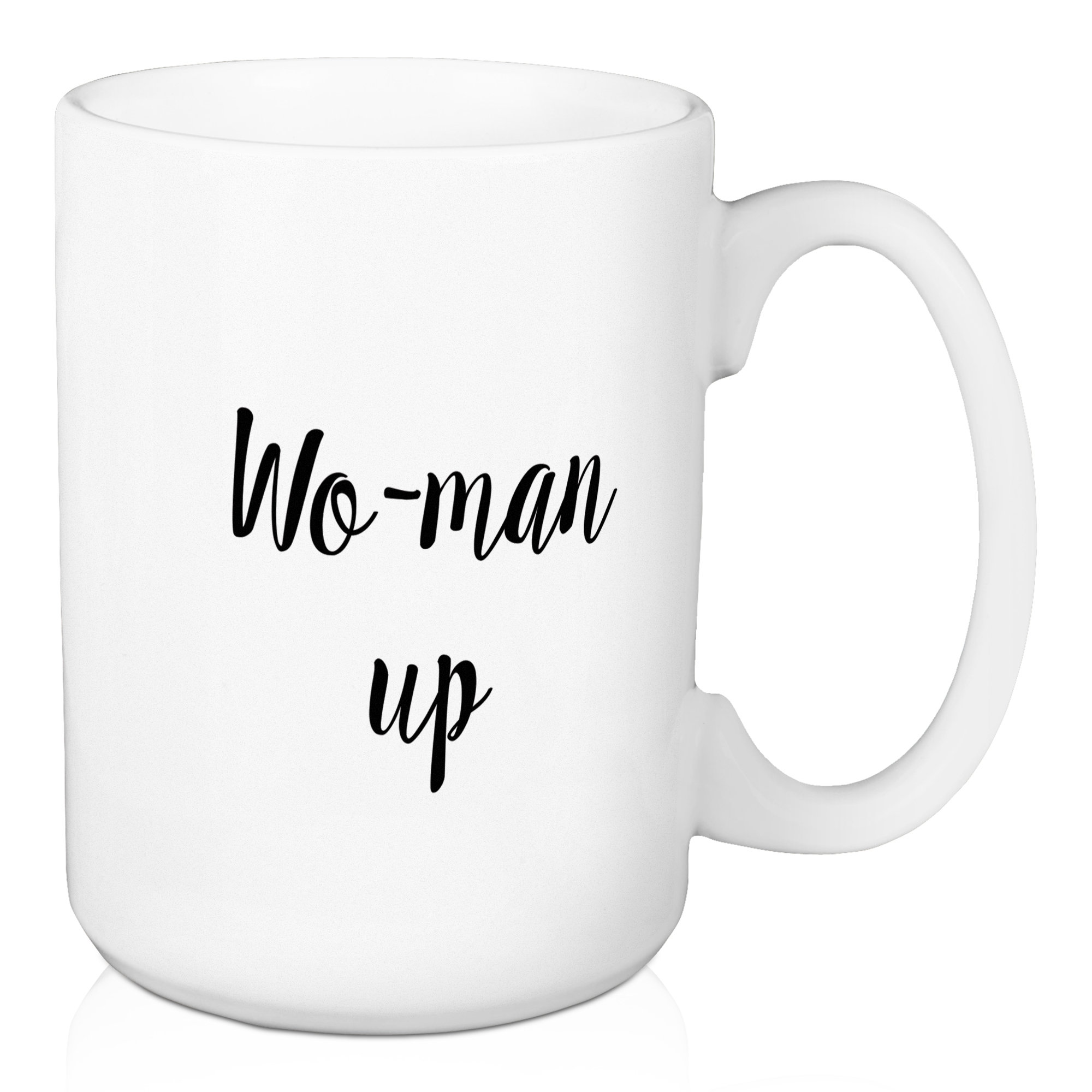 Wrought Studio™ Delavan Wo-man Up Coffee Mug | Wayfair