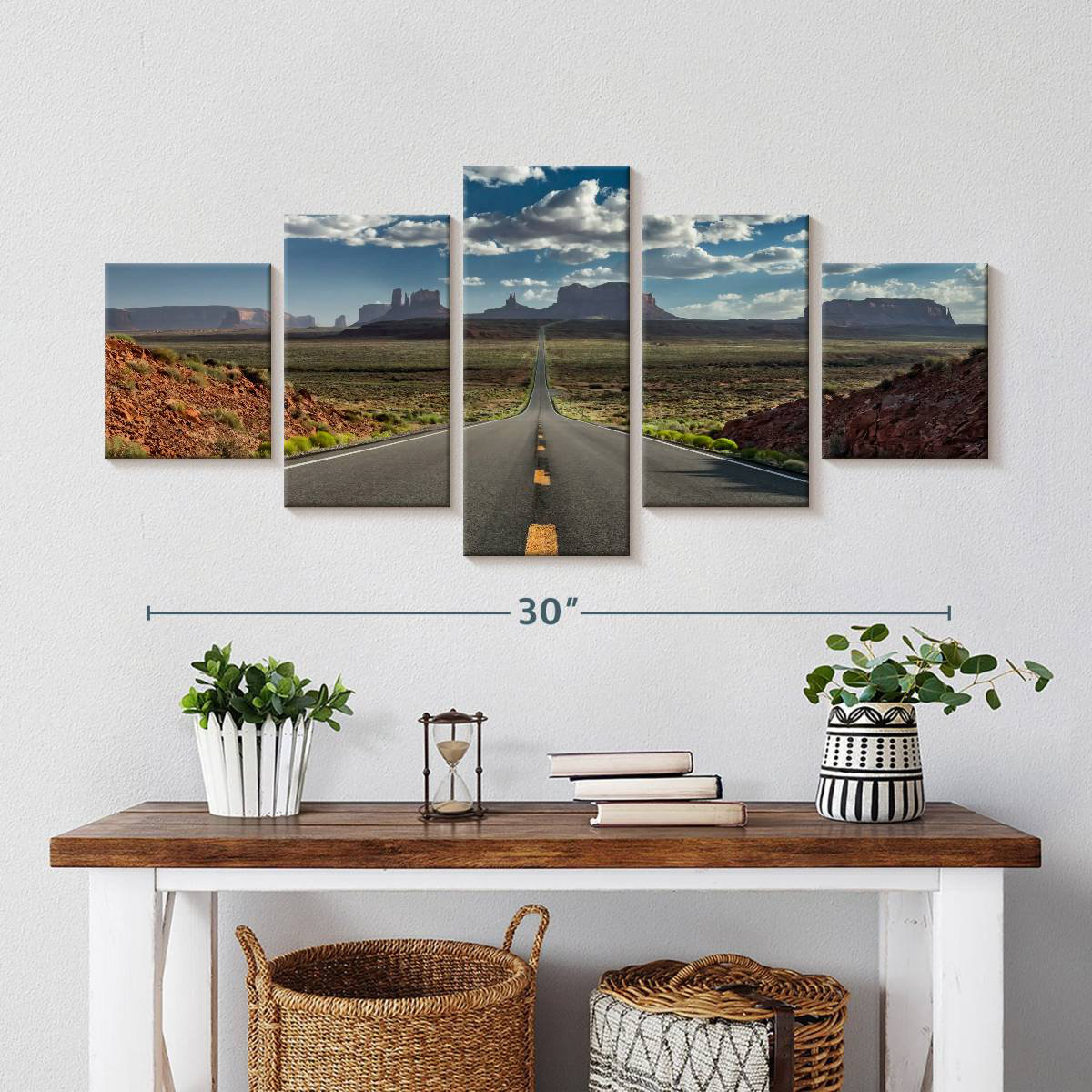 Ebern Designs Forrest Gump Road Monument Valley | Wayfair