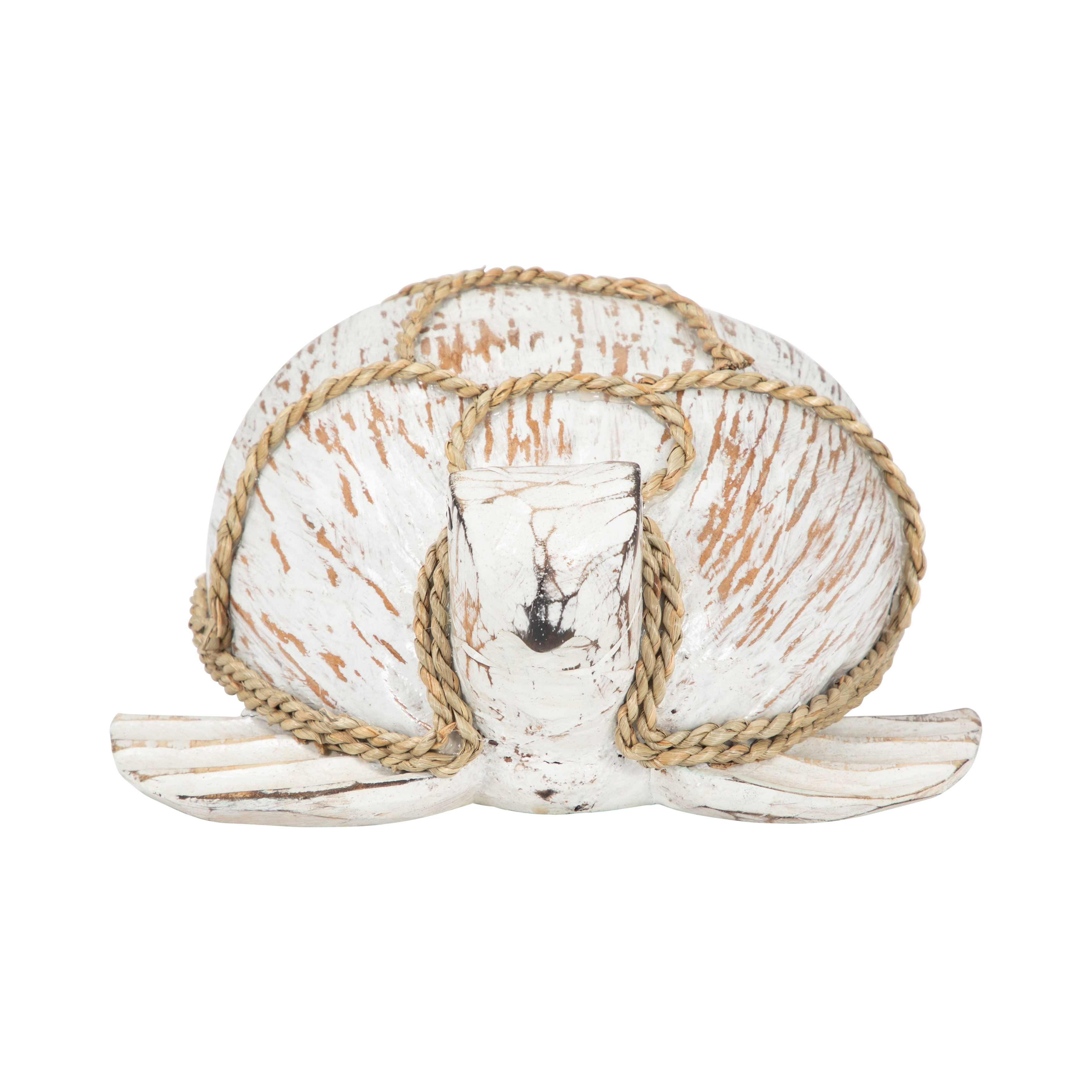 Bay Isle Home™ White and brown, Coconut Shell, Turtle Figurine | Wayfair