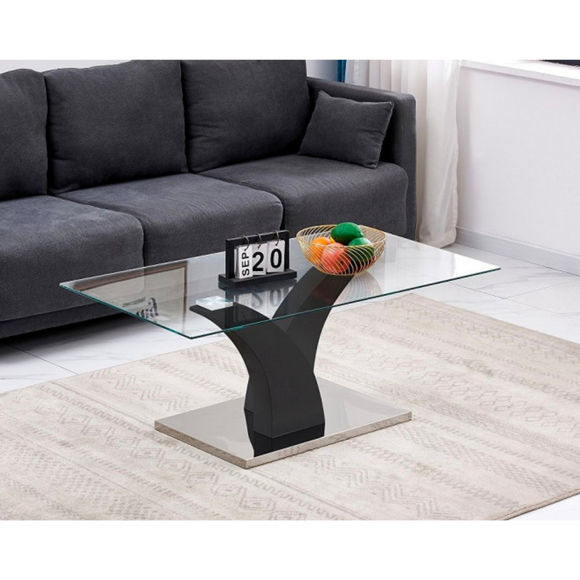 Ivy Bronx Domonick Pedestal Coffee Table | Wayfair