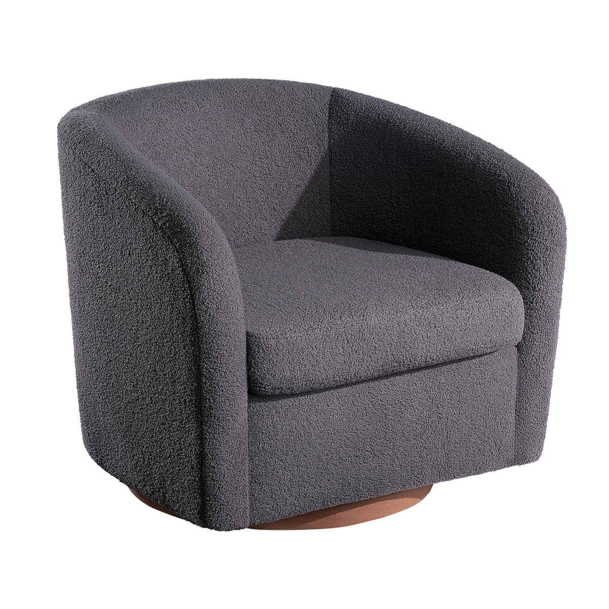 Ebern Designs Swivel Chair Armchair, Comfy Swivel Accent Chair Single ...