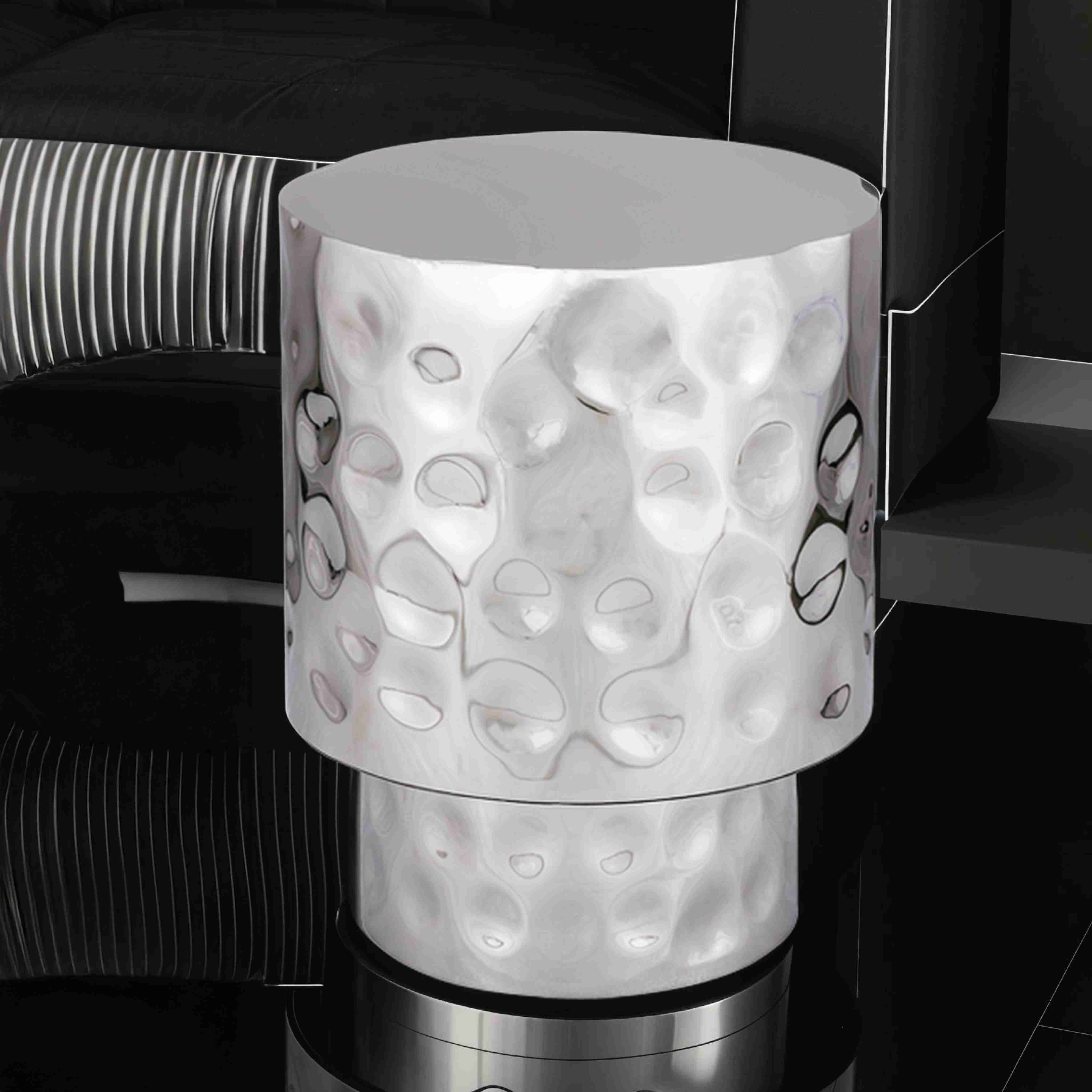 Ivy Bronx END Table Modern Style Table Made With Metal | Wayfair