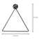 MyGift Triangle Metal Wall Mounted Towel Ring & Reviews | Wayfair