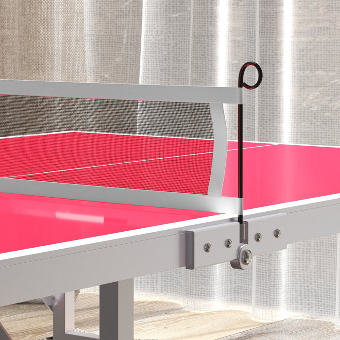 Soozier Foldable Table Tennis Table (Paddles Included) | Wayfair