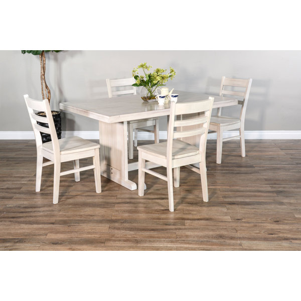 Beachcrest Home Centralia 5 - Piece Trestle Dining Set & Reviews ...