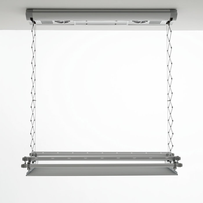 Rebrilliant Ceiling-Mounted Clothes Drying Rack, Vertical Retractable ...