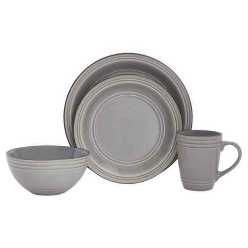 Baum Stoneware Dinnerware Set - Service for 4 & Reviews | Wayfair