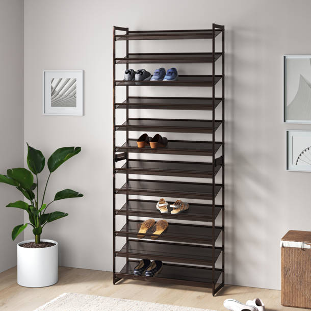 The Twillery Co.® Hasson 25 Pair Stackable Shoe Rack & Reviews | Wayfair