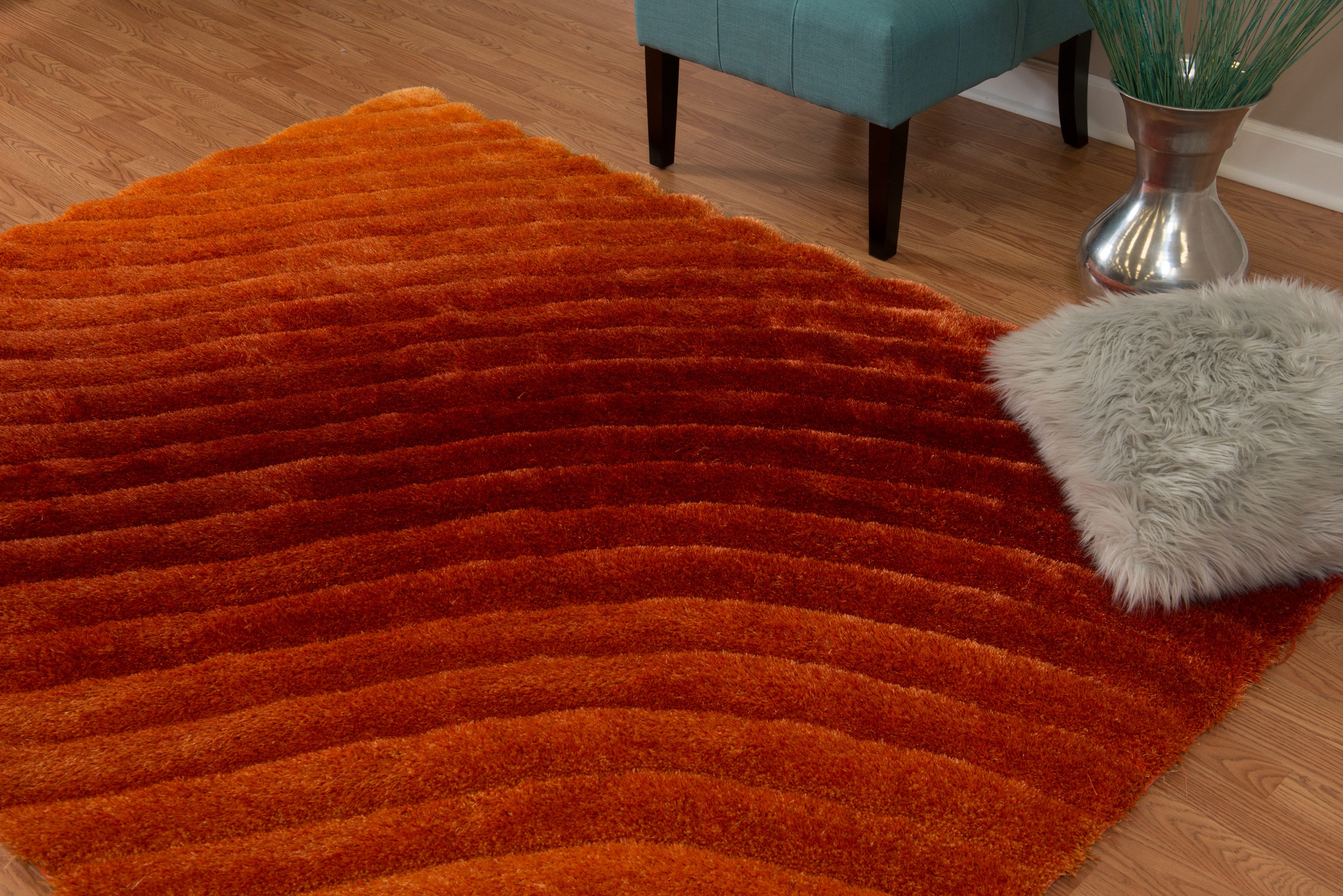 Wrought Studio Aubrye Abstract Rug | Wayfair