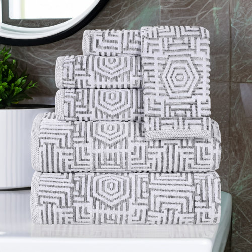 Geometric Bath Towels You'll Love | Wayfair