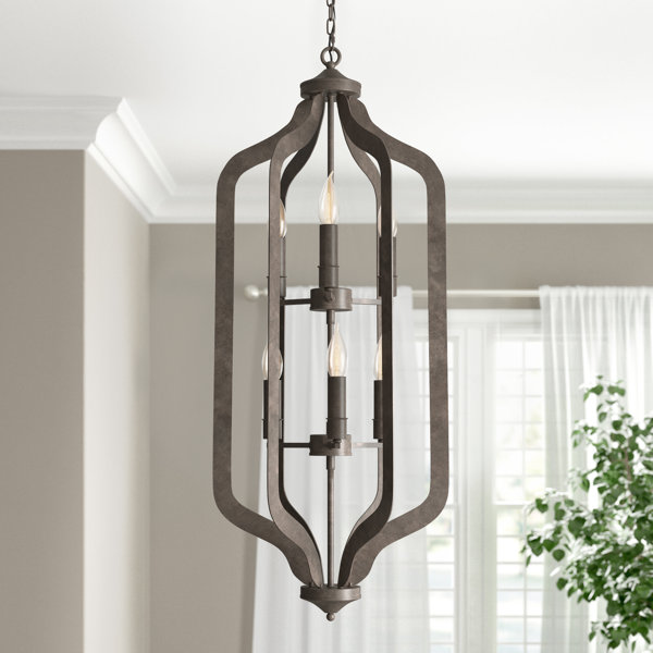 Birch Lane™ Shandy 6 - Light Unique Geometric Chandelier | Wayfair