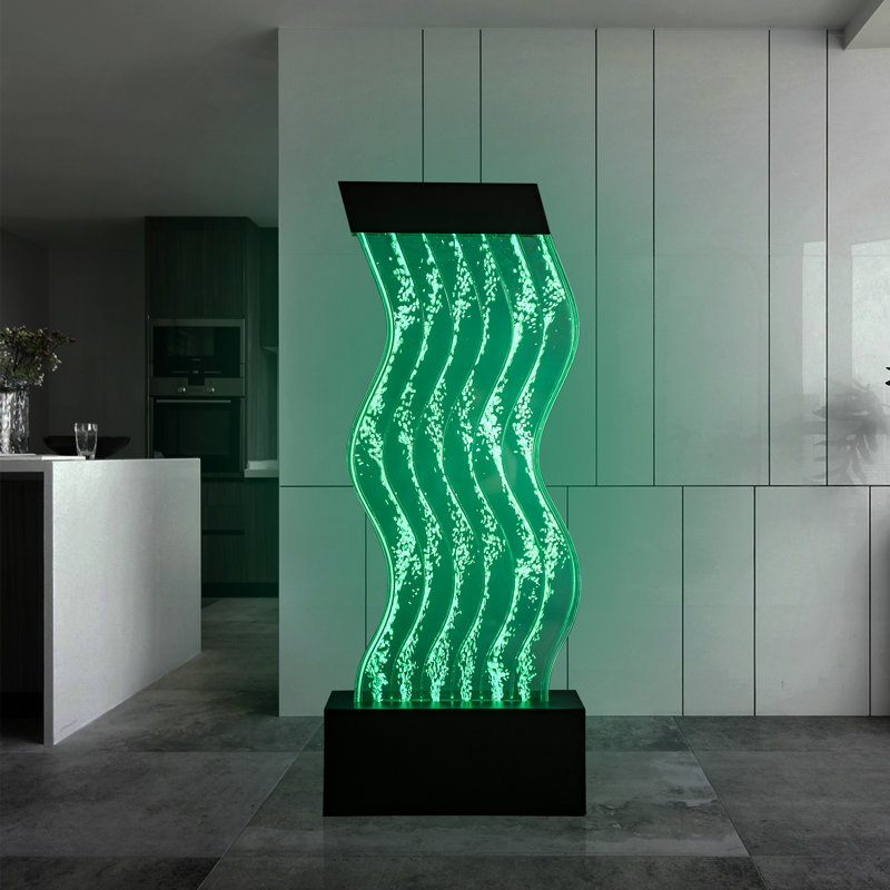 Orren Ellis Water Panel Wave Fountain | Wayfair