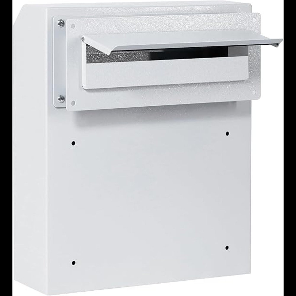 Invenitiah Through The Door Drop Box, 16.5" X 12.5" X 6" Mail Slots For ...