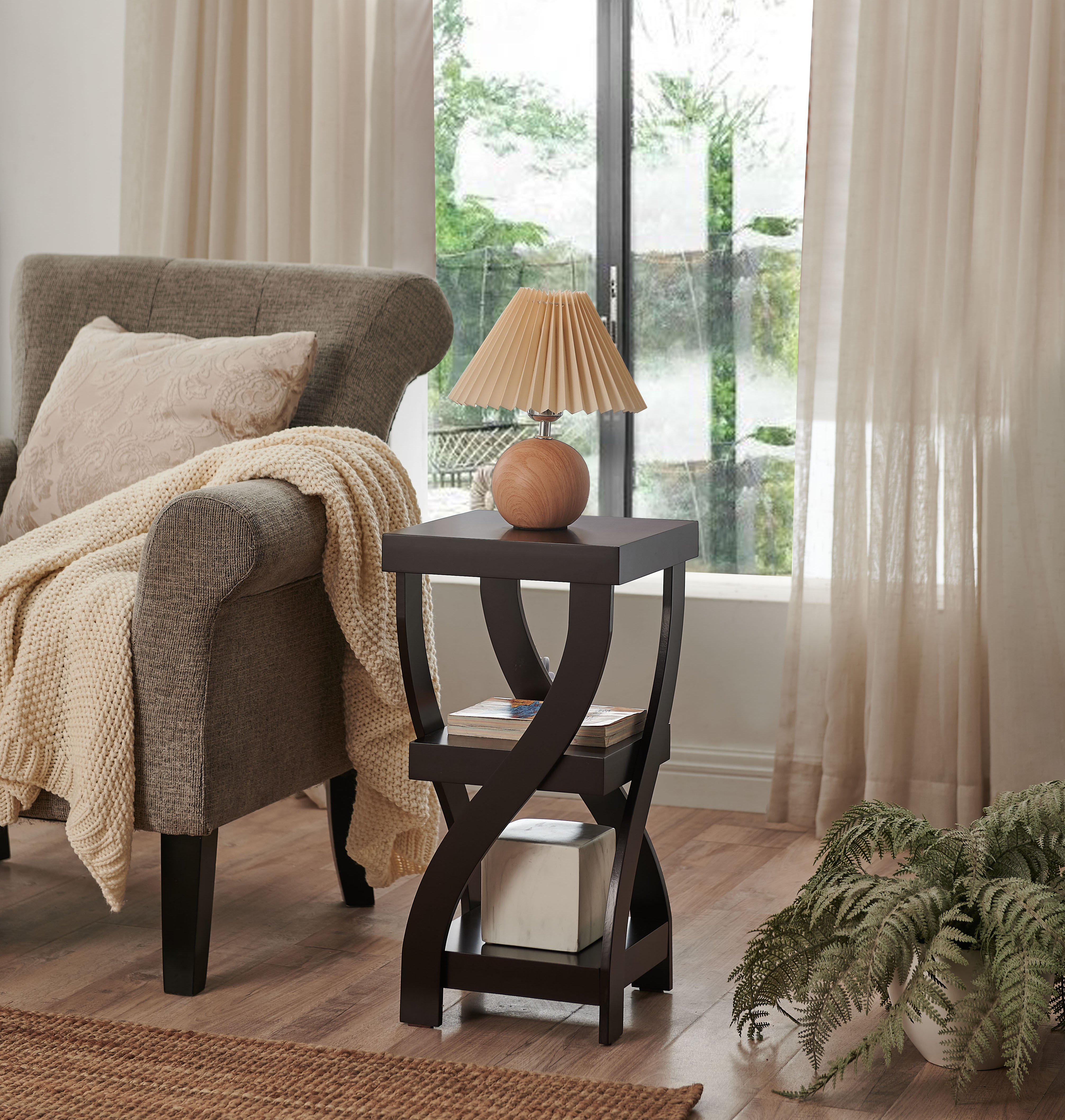 Lark Manor™ Aurianne 3 Tier End Table - Square End Table - Table for ...