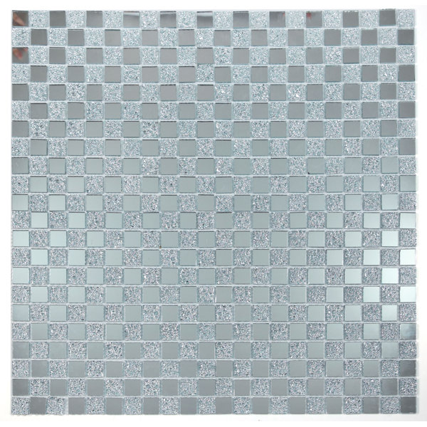 Abolos 1'' W x 1'' L Glass Tile Mosaic Sheet | Wayfair