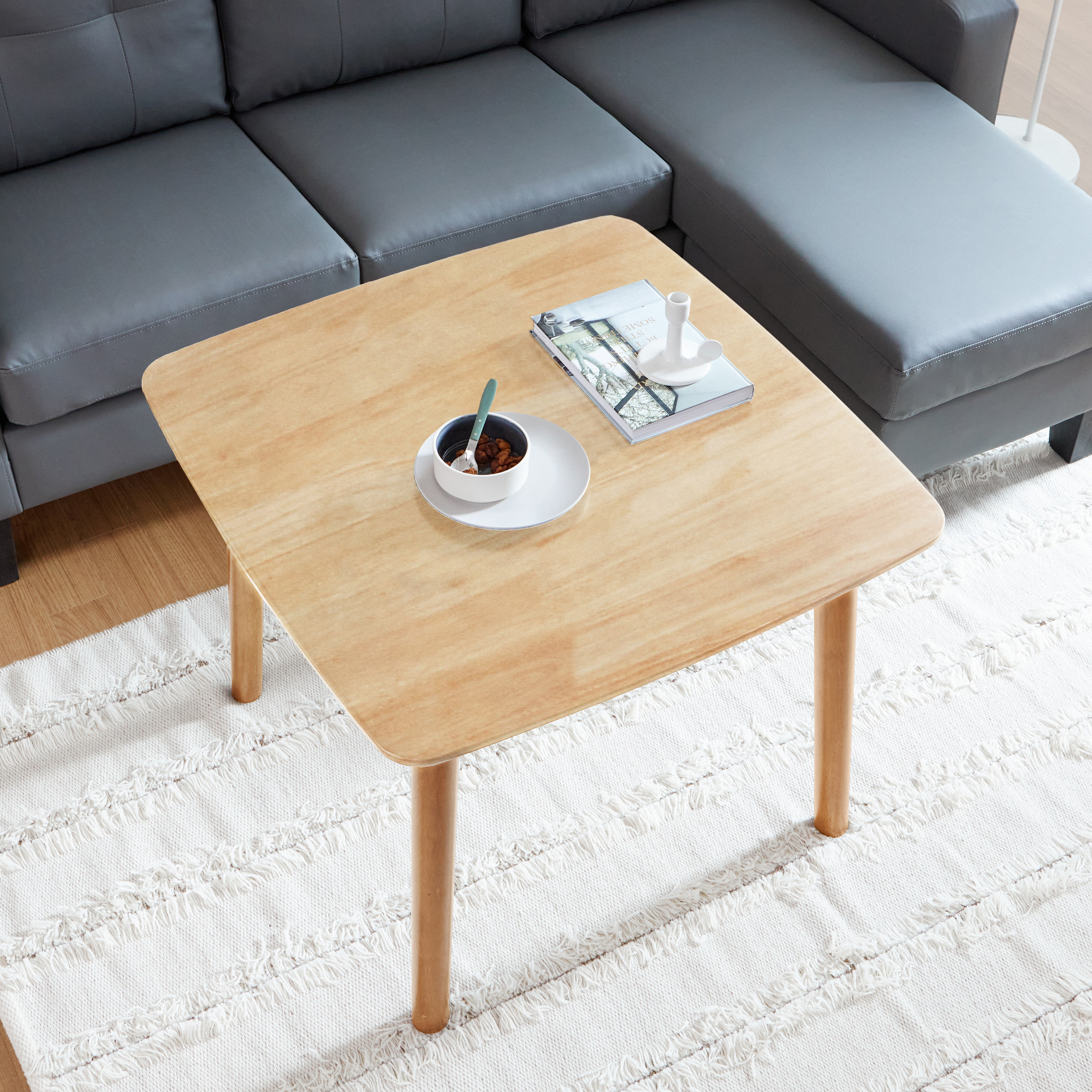 George Oliver Jerene Solid Wood Square Coffee Table & Reviews - Wayfair ...