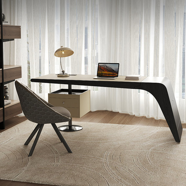 WONERD TM788469818835WO&Size 2 Free Form Desk And Chair Set Office Set ...