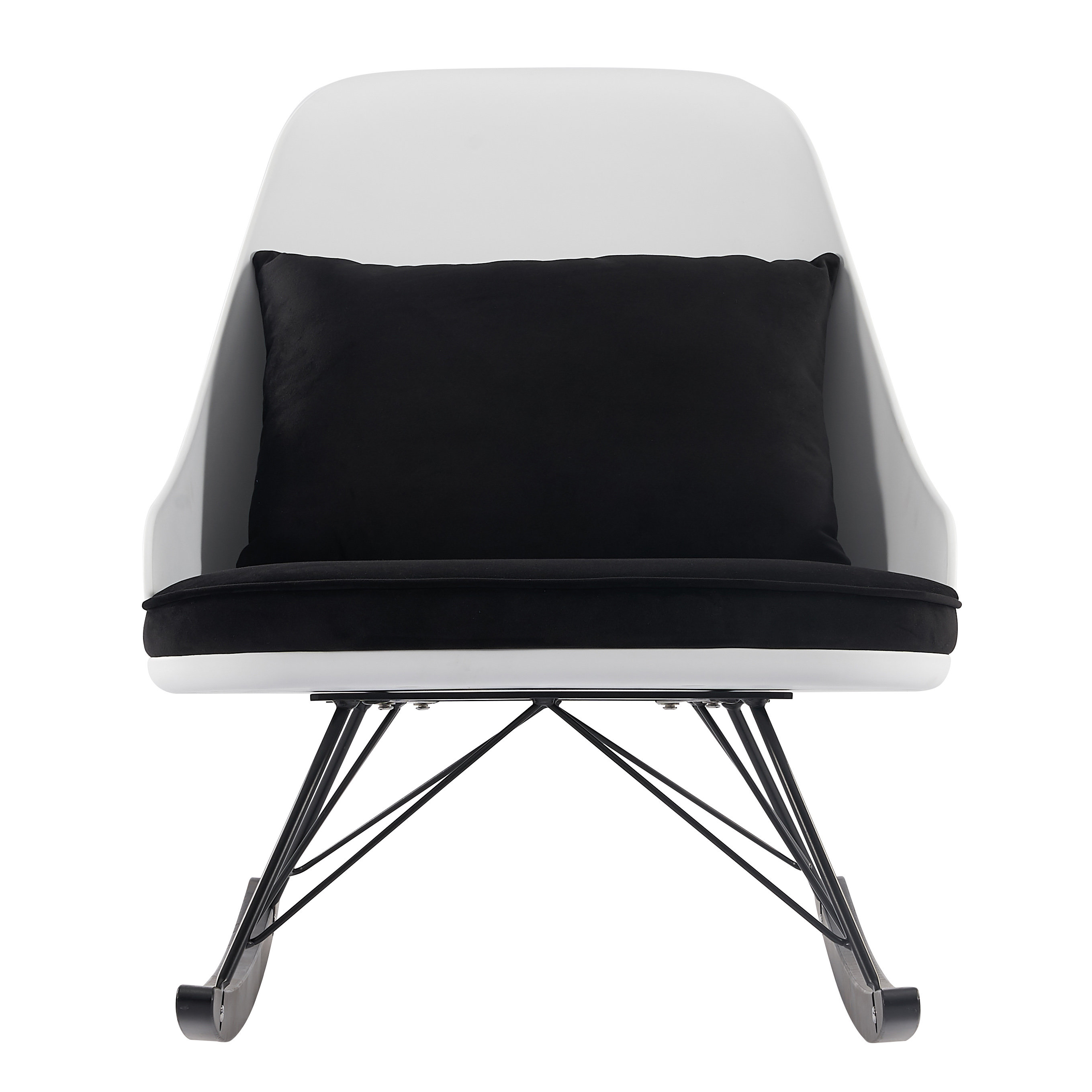 Corrigan Studio® Hardisty Modern Contemporary Molded Plastic Rocking ...