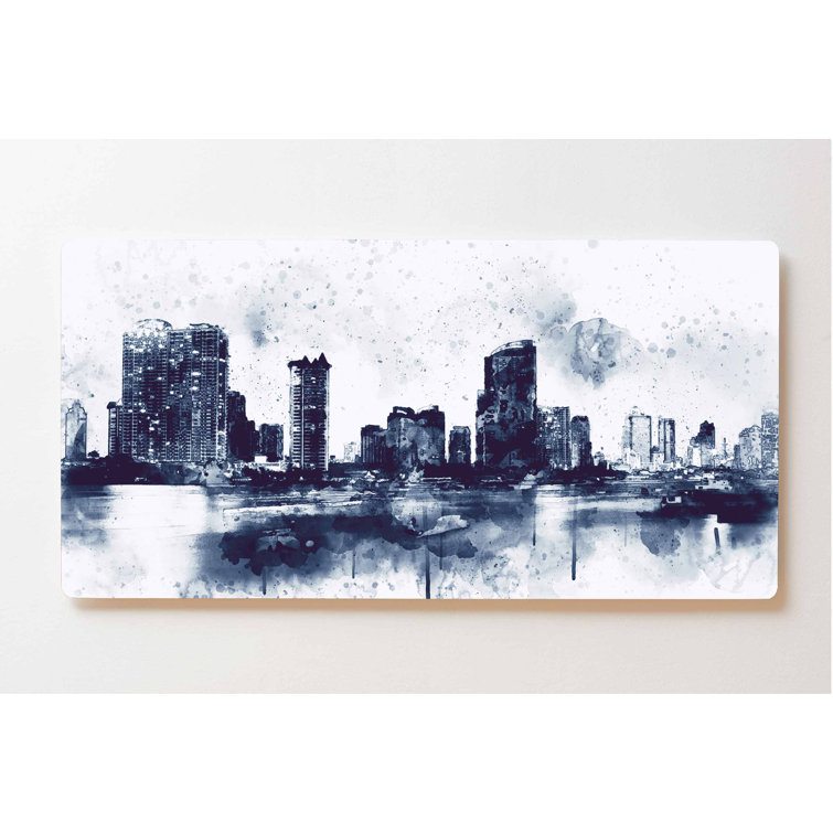 Ivy Bronx Unframed Painting on Metal | Wayfair.co.uk