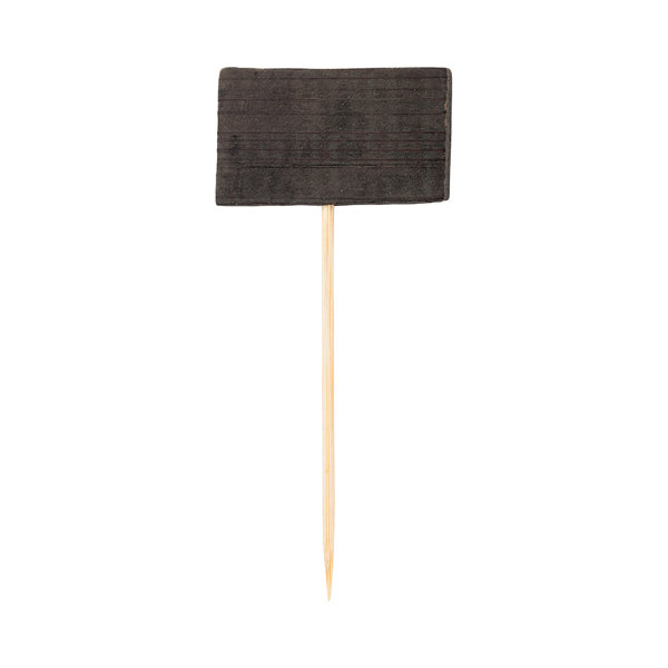 Restaurantware Chalkboard Bamboo Disposable Pick | Wayfair