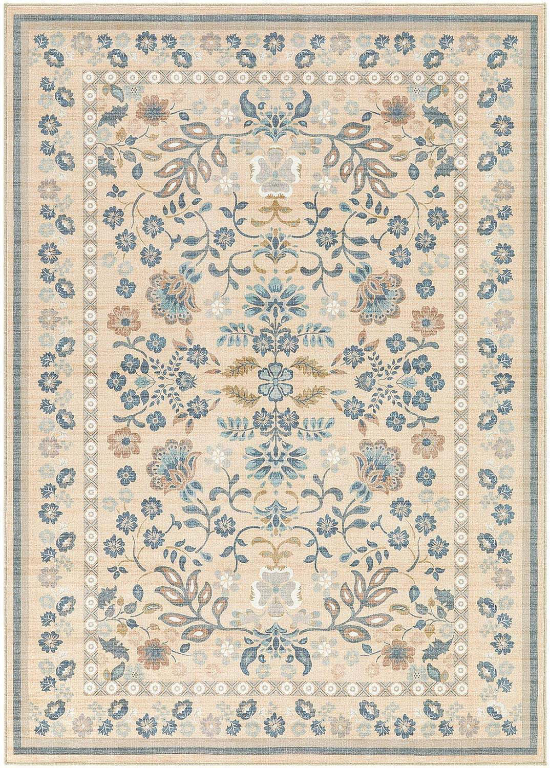 Red Barrel Studio® Area Rug Living Room Rugs - Washable Boho Vintage ...
