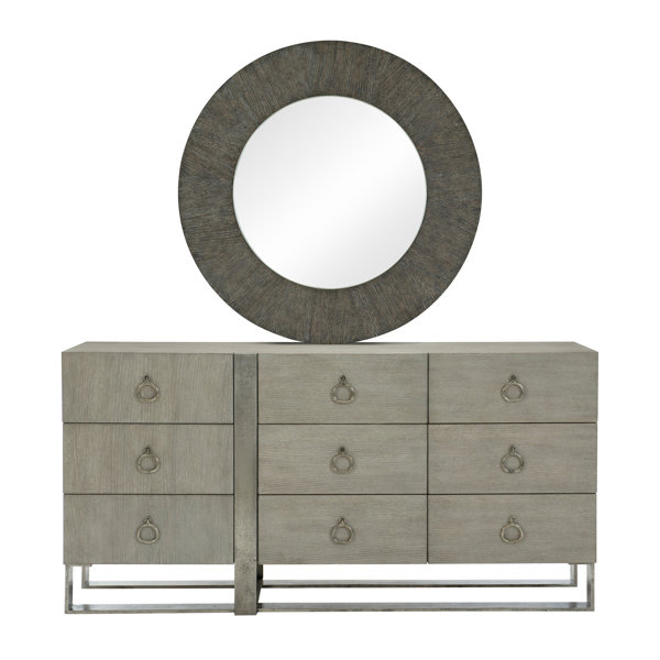 Bernhardt Linea 71.5'' W 9 - Drawer Dresser with Mirror & Reviews | Wayfair