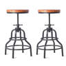 Williston Forge Swivel Bar Stool Industrial Coffee Kitchen Height ...