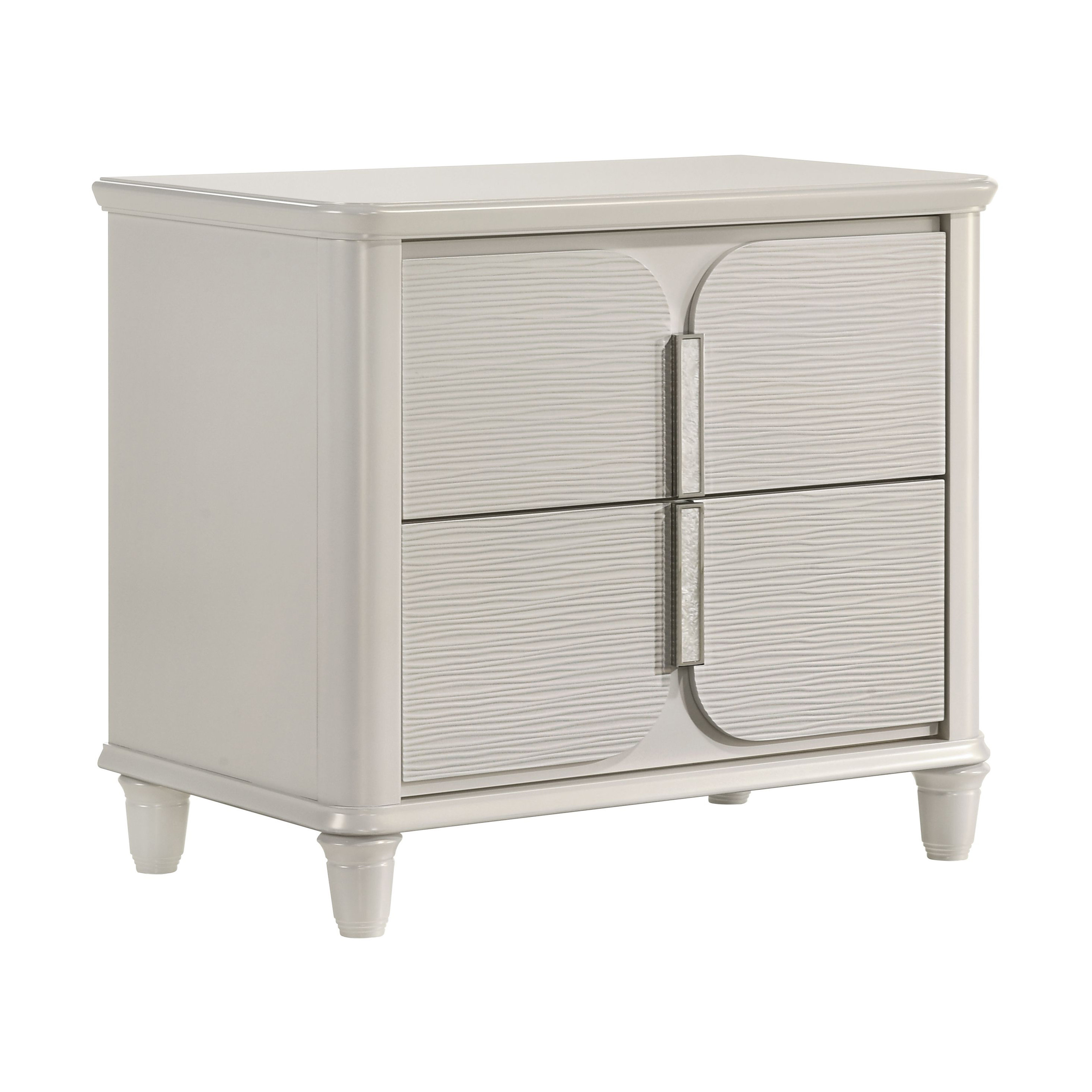 Rosdorf Park Nightstand, Pearl White Finish - Wayfair Canada