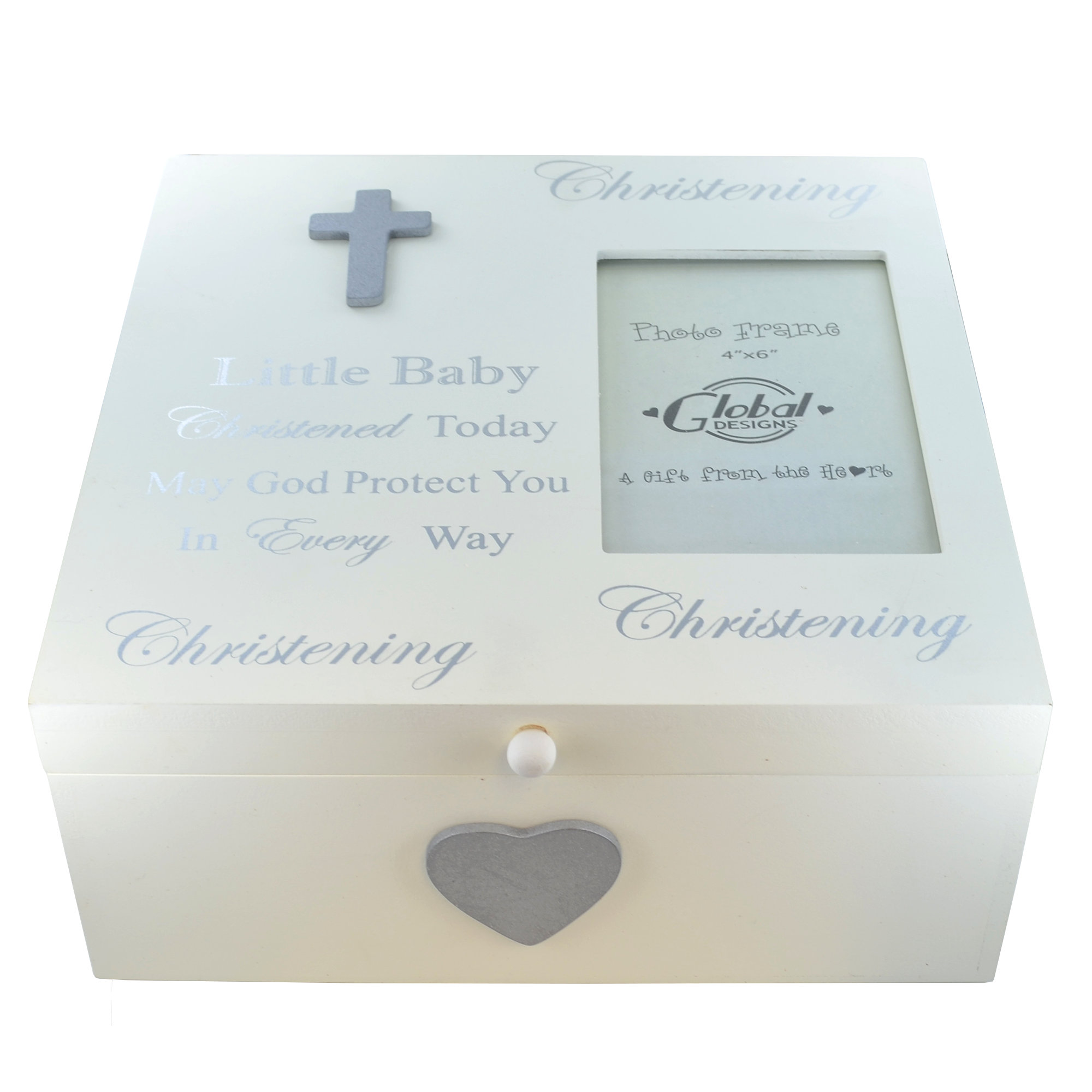 Happy Larry Cream Box Christening | Wayfair.co.uk