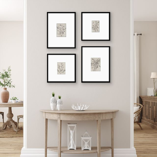 Americanflat 4 Piece Picture Frames - Gallery Wall Frame Set with Two ...