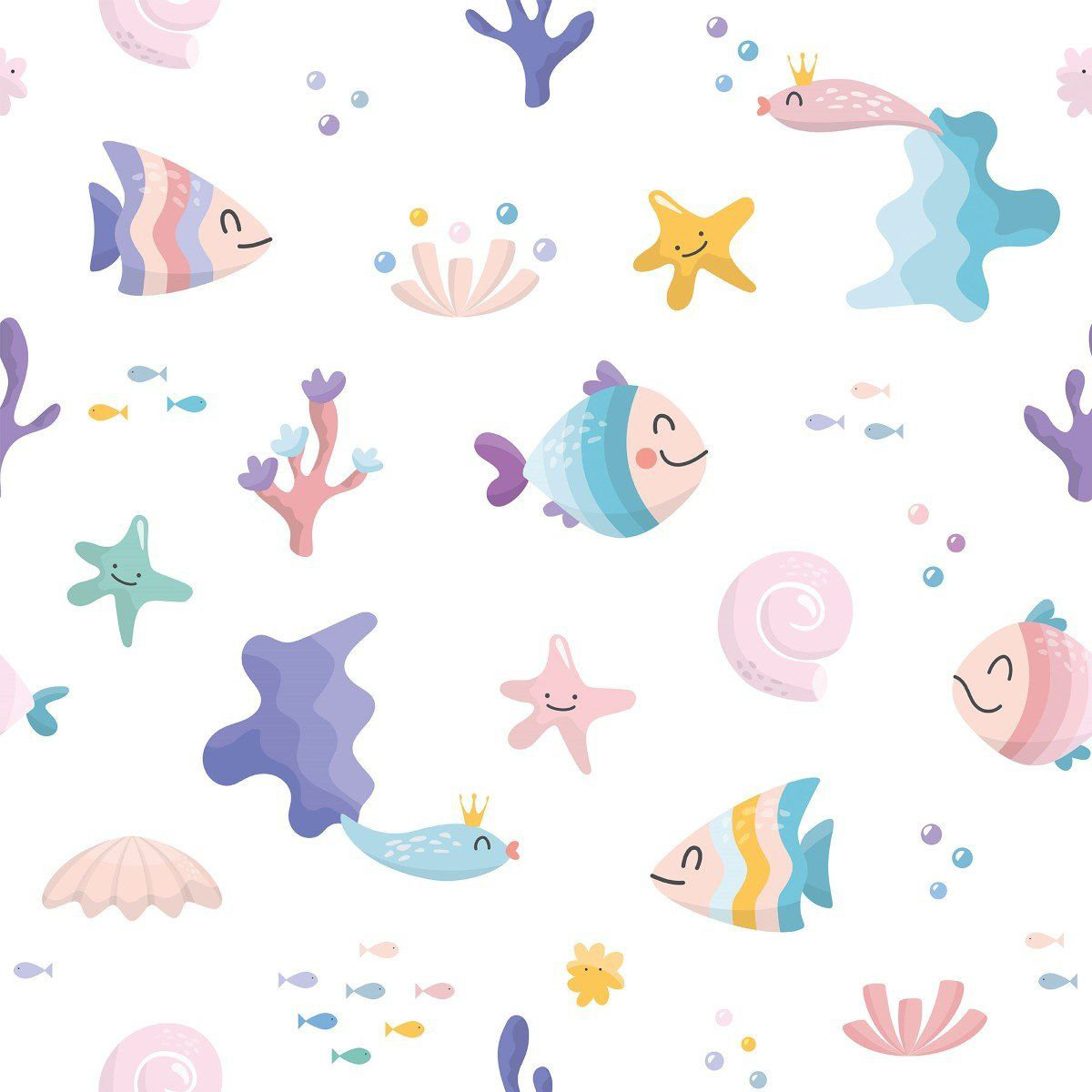 Sunside Sails Childlike Seabed Peel & Stick Wallpaper N016054 - Wayfair ...