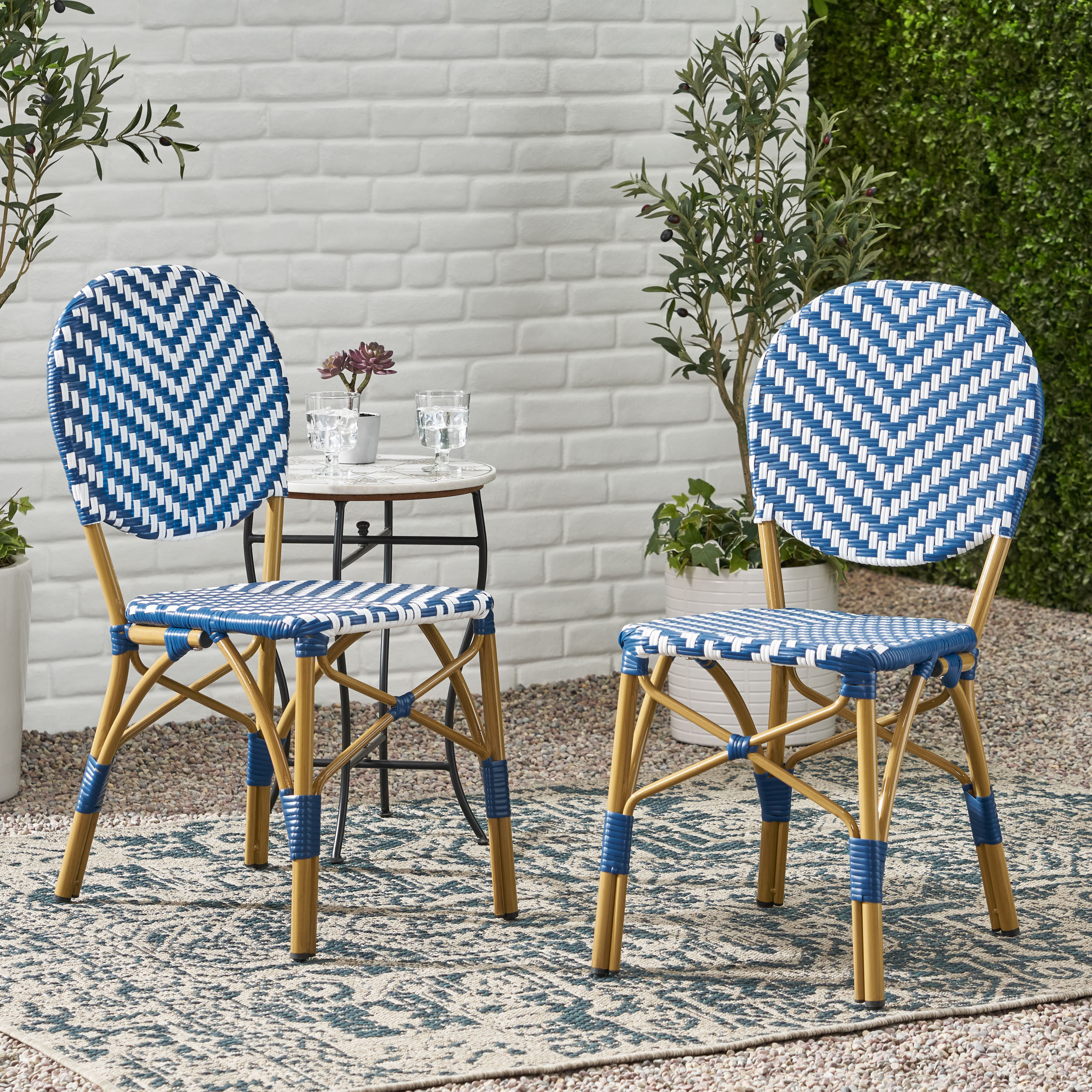 Beachcrest Home™ Vivan Patio Dining Side Chair & Reviews | Wayfair