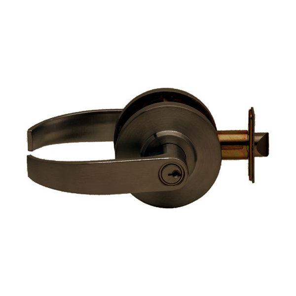 Schlage Classroom Grade 2 Curved Door Lever | Wayfair