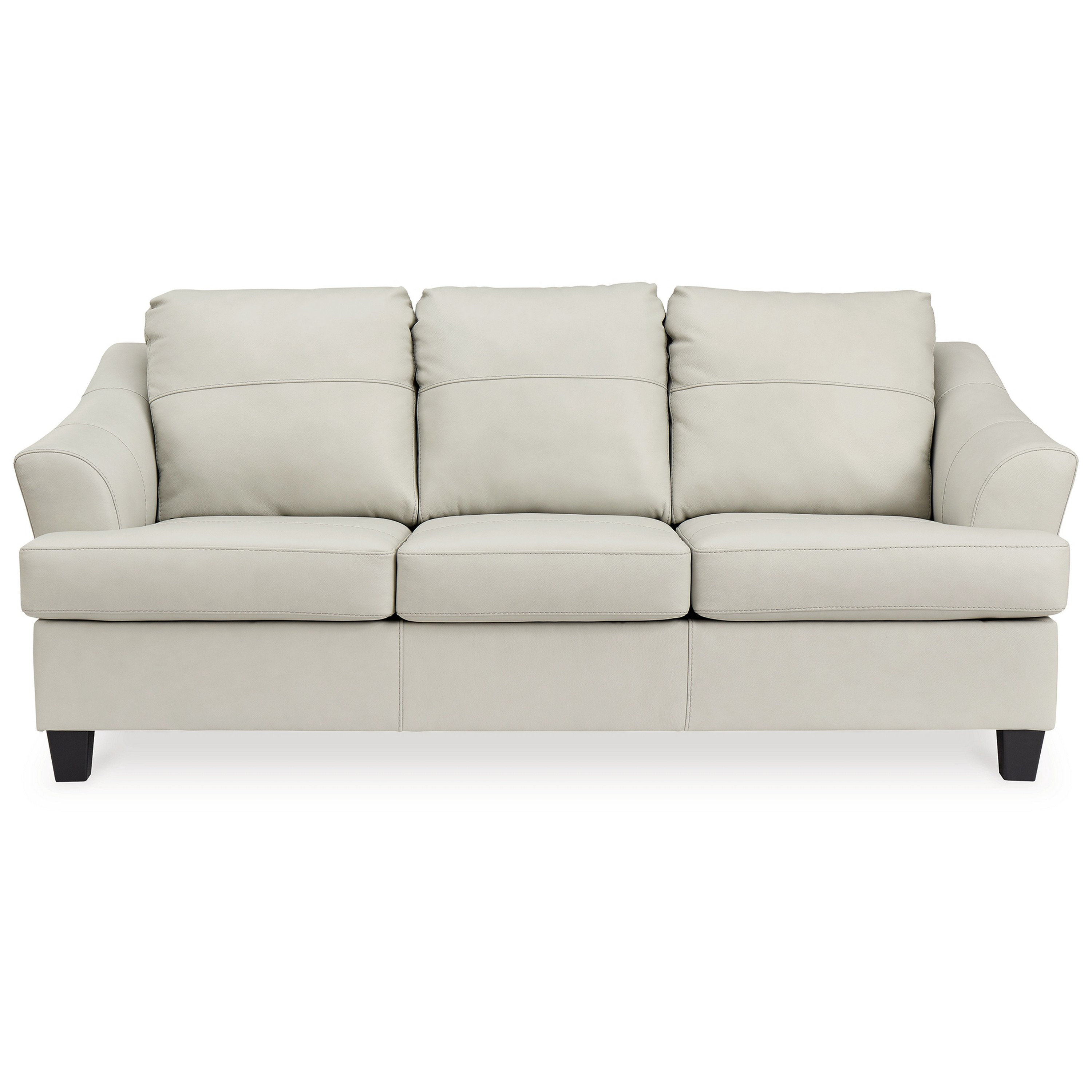 Latitude Run® Ranulf 88 Inch Sofa, Oversized Back Cushion, Off White ...