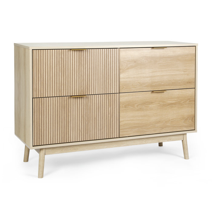 George Oliver Jermel 4 - Drawer Dresser & Reviews | Wayfair