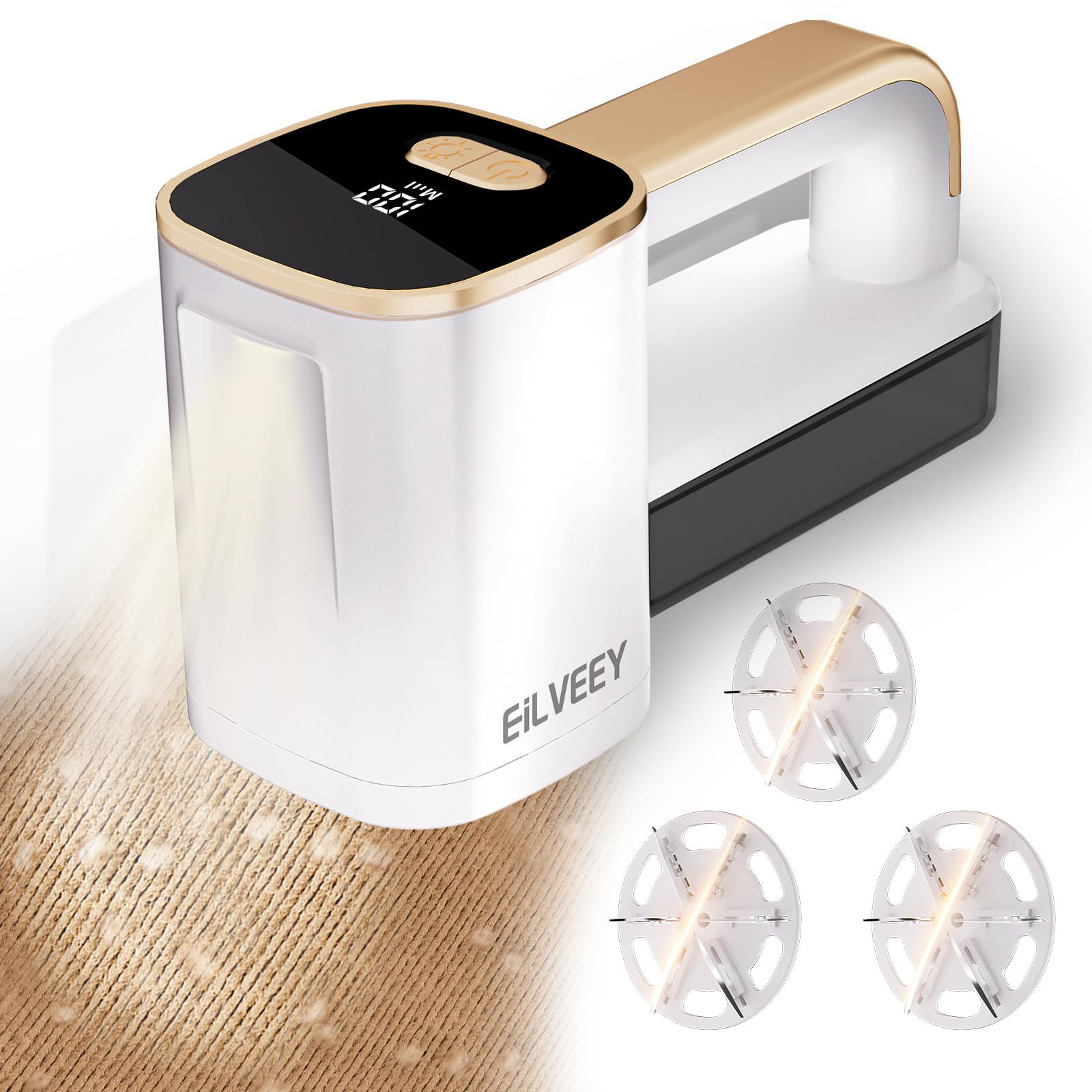 Fashion Finesse Rechargeable Lint Remover, Fabric Shaver Fuzz Remover ...