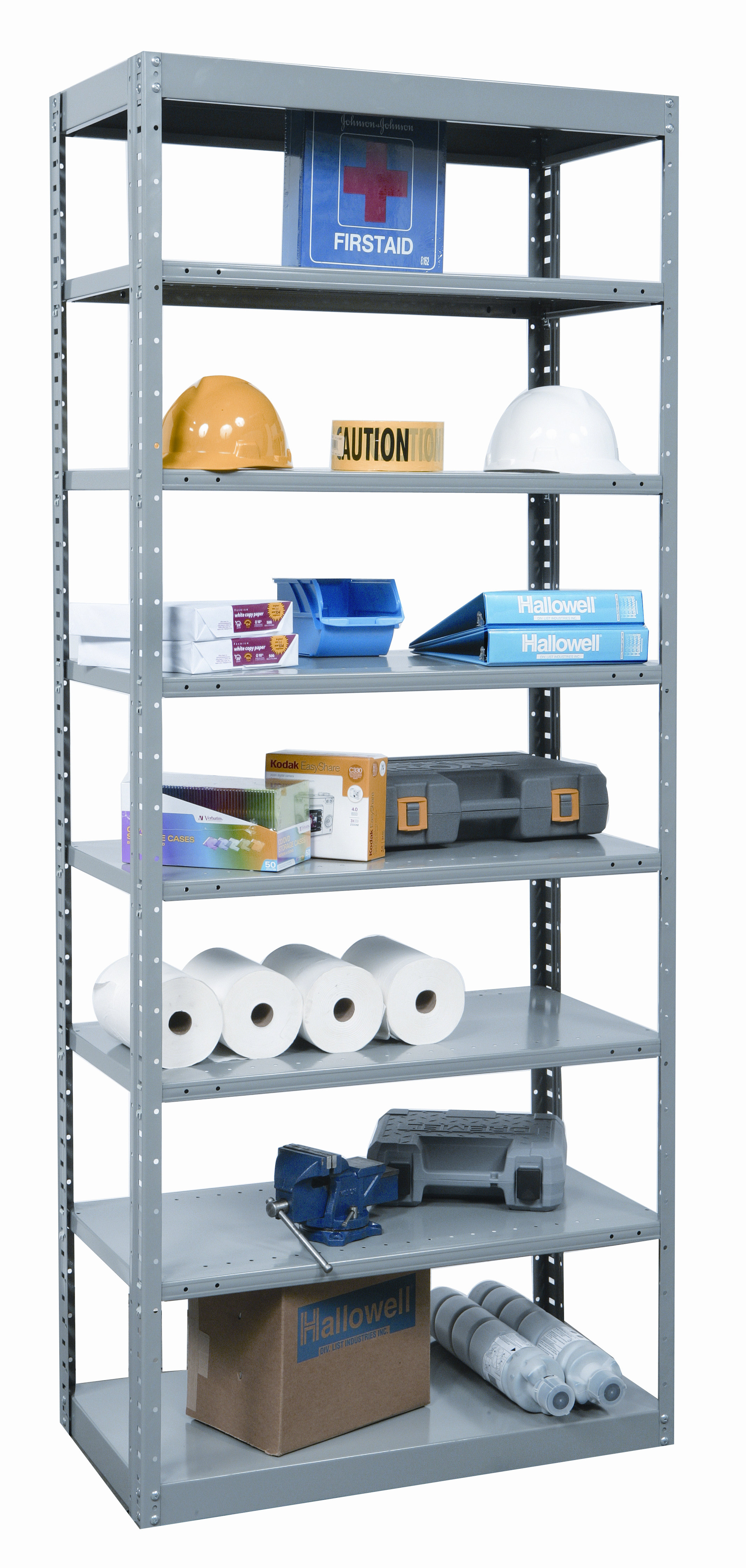 Hallowell Hi-Tech 8 Shelf Shelving Unit Starter - Wayfair Canada